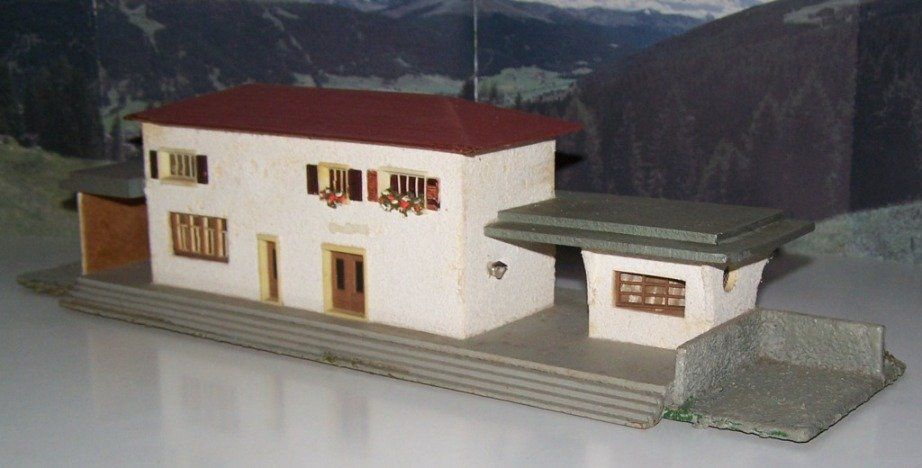 Faller H0 102 Bahnhof Neudorf, aus Holz, um 1954, schön (Gebraucht) in ...