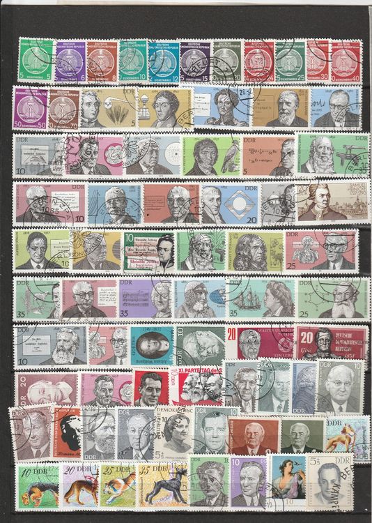 21+A/LOT DDR 1900 PERSÖNLICHKEITEN GEST. (Gebraucht) in Hirschthal für CHF 1 – mit Lieferung auf ...