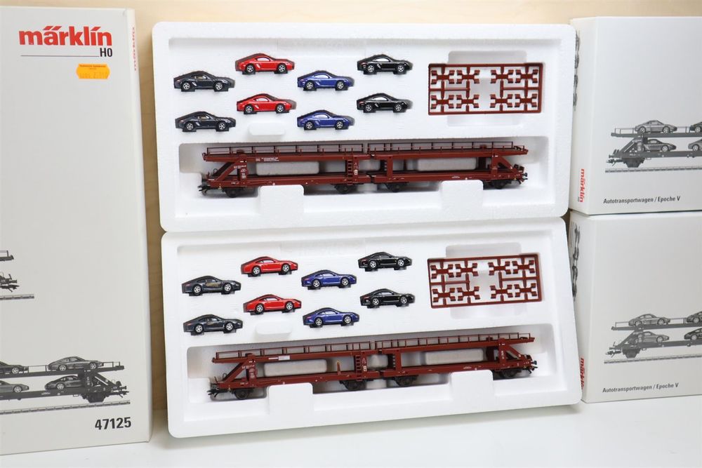Märklin PORSCHE Autowagen Set 47125 - Rarität - NP: 270.- (Gebraucht ...