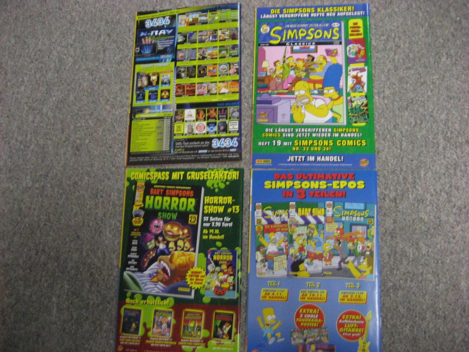 Simpsons Comic 154,155,156,157 (Gebraucht) in Bottighofen für CHF 10 ...