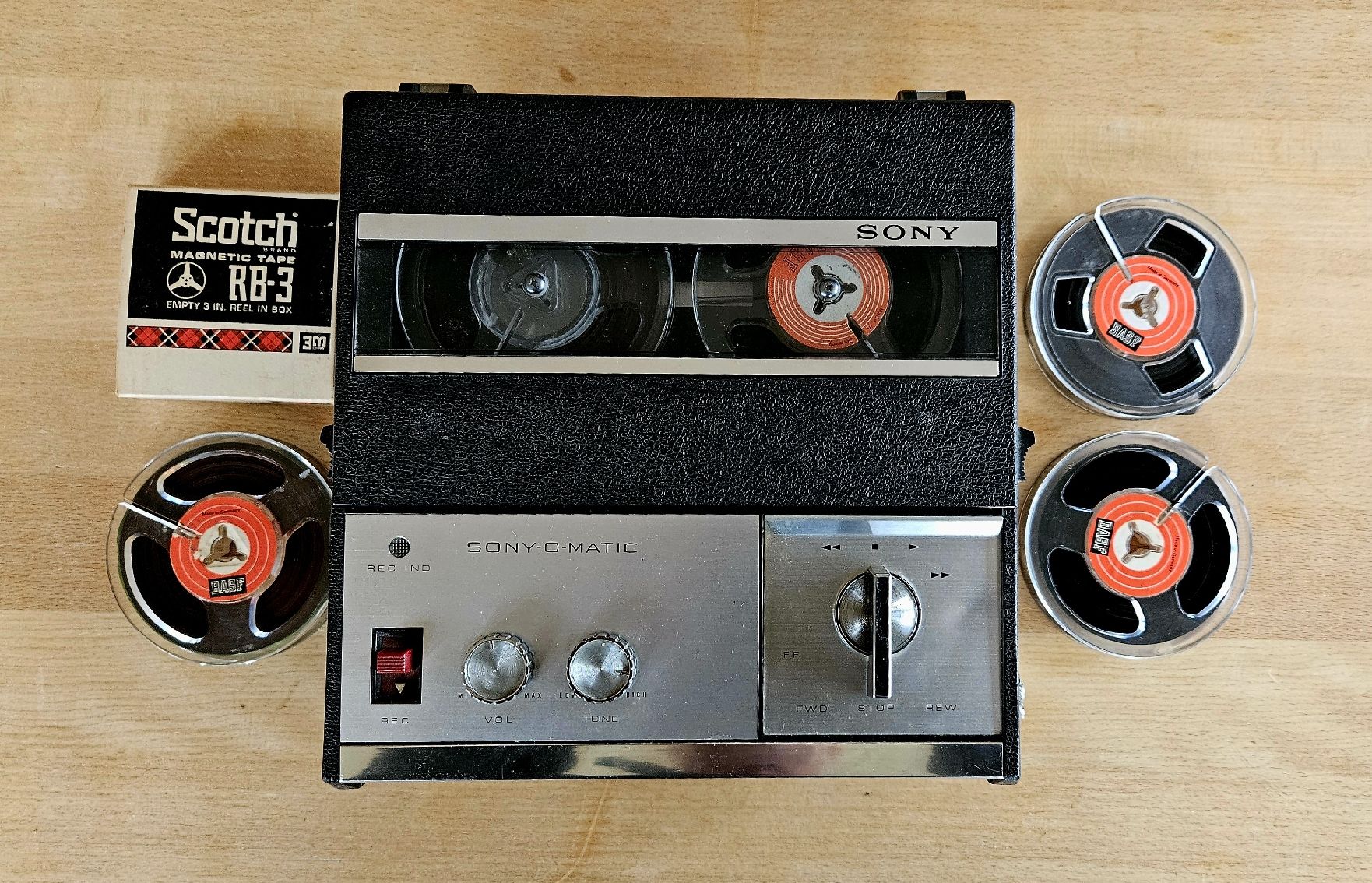 SONY-O-MATIC tc-900s Spulen-Tonbandgerät, Vintage, Rarität (Gebraucht ...