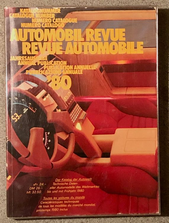 AUTOMOBIL REVUE KATALOGE 1980 / 1982 | Kaufen auf Ricardo