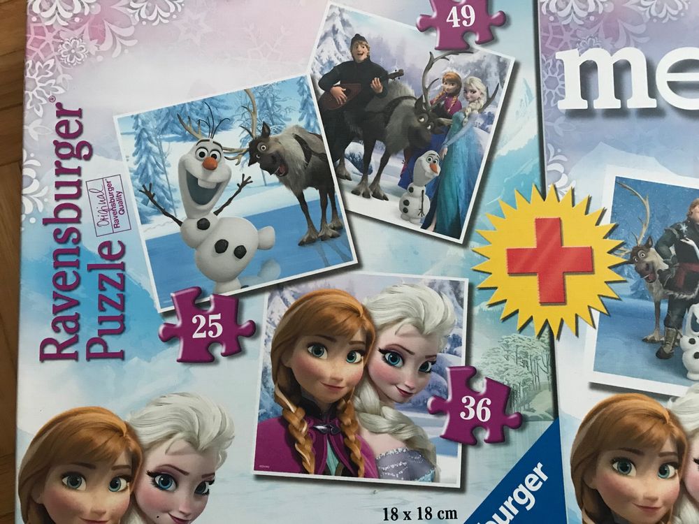 Ravensburger Memory & 3 Puzzle Disney Elsa Frozen Eiskönigin | Kaufen ...