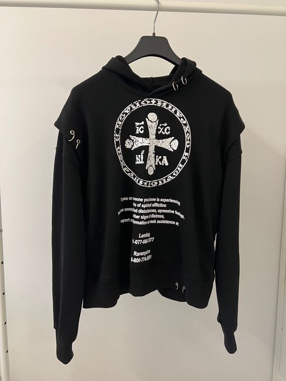 Opium Y2K Hoodie M – Oversized, Schwarz, Neu (Neu und originalverpackt ...