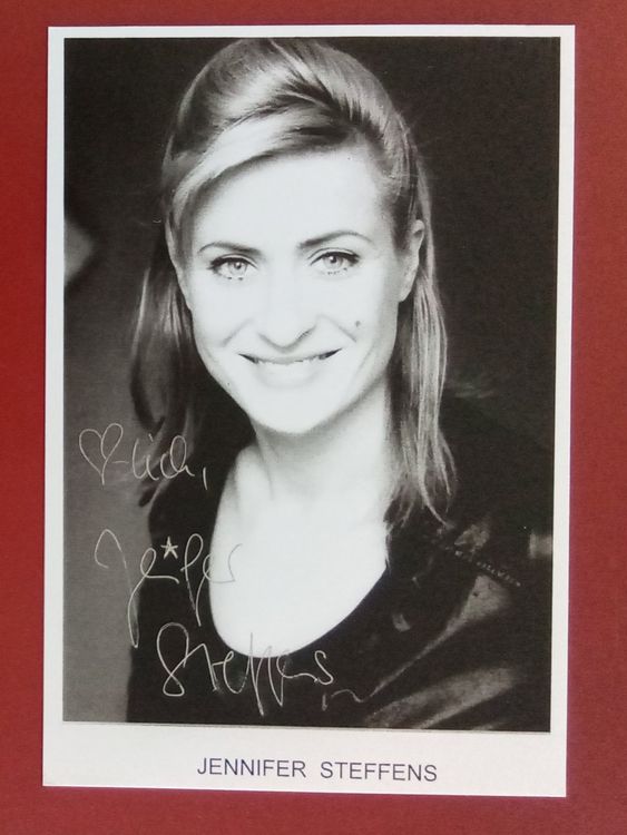 Jennifer Steffens Autogramm signiert Fotopostkarte 10x15cm | Kaufen auf ...