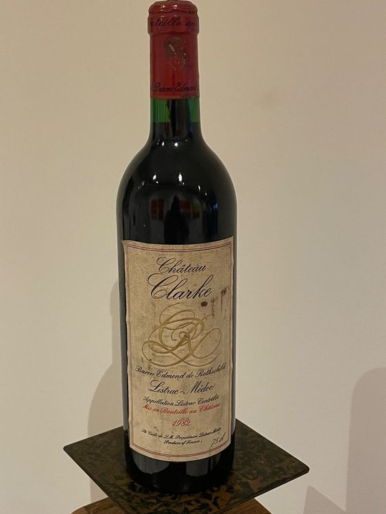 1982 Chateau Clarke Baron de Rothschild/Rotwein Frankreich (Gebraucht ...