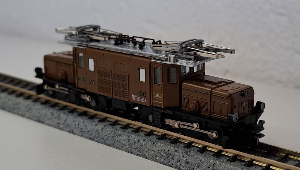 RhB Ge 6/6-1 414 Krokodil Kato Spur N OVP Gratis Versand (Neu und originalverpackt) in Salez für ...