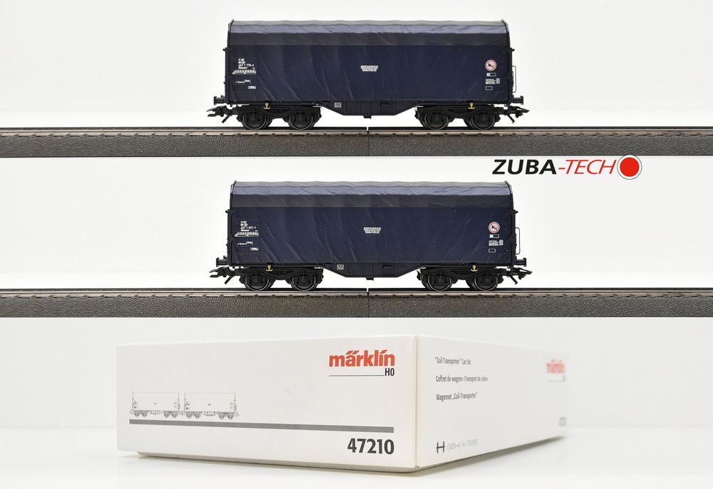 Märklin 47210 Wagen-Set Coil Transporter der DB H0 WS OVP (Neu (gemäss ...