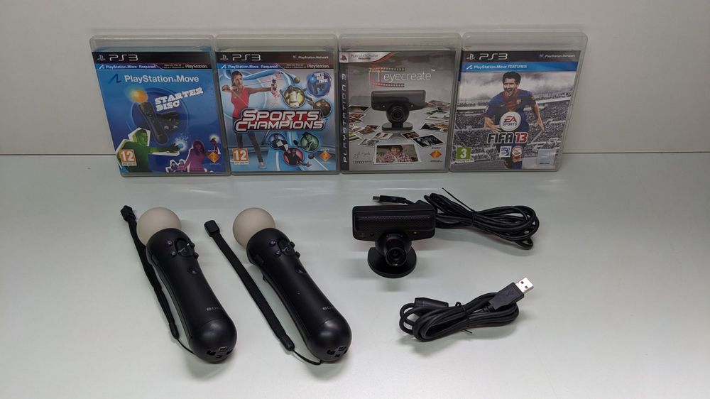PlayStation 3 Move Set mit 3 Games | Kaufen auf Ricardo