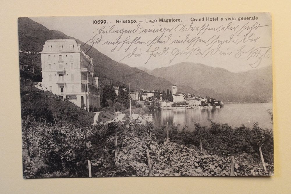 AK Brissago Lago Maggiore Grand Hotel e vista generale 1909 (Gebraucht) in Wettswil für CHF 24 ...