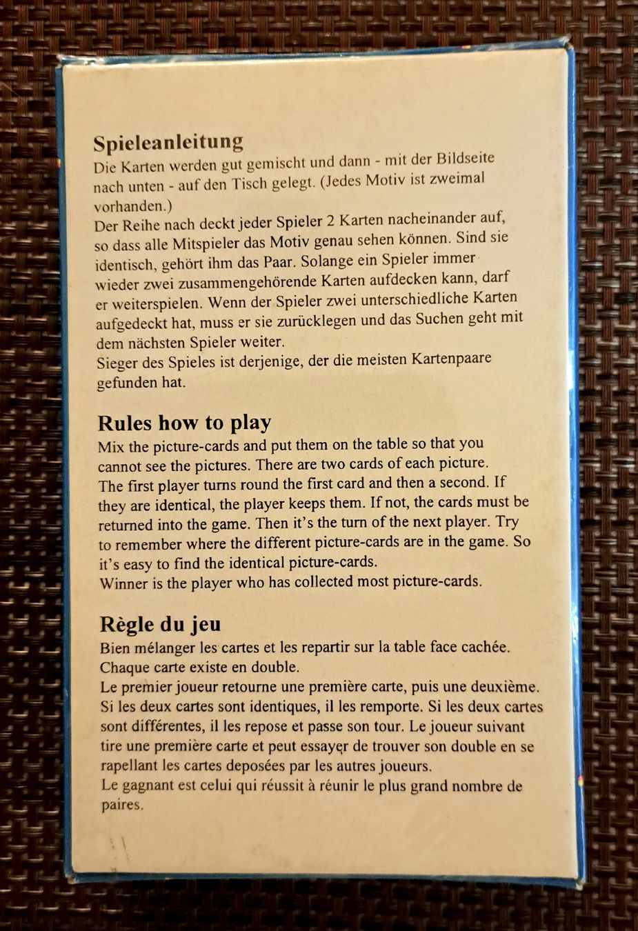 Jeu mémorie vintage neuf et encore dans son emballage ! (Neuf avec ...