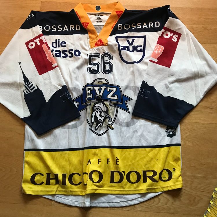 EV Zug 2017-18 game worn Timo Helbling | Kaufen auf Ricardo