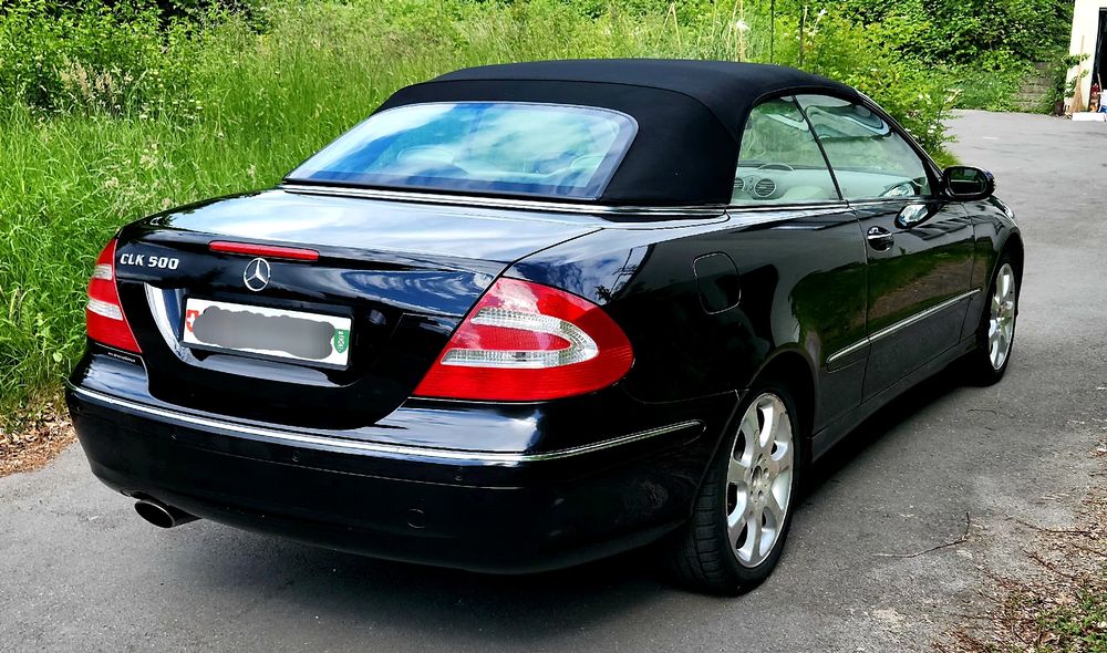 Elegantes Mercedes Clk Cabrio Gebraucht Bilder