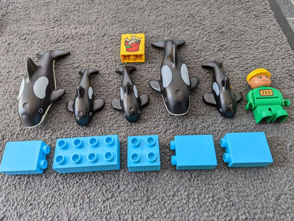 DUPLO Zoo Orca / Wal Familie (D'occasion) à pour CHF 25 – avec ...