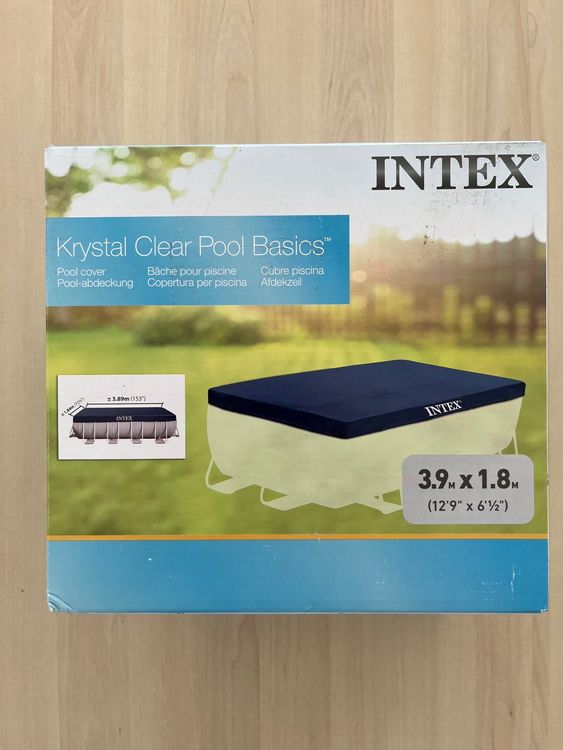 Pool-Abdeckung, Intex, 3.9m x 1.8m für Pool 4m x 2m (Neu und ...