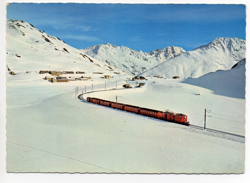 FURKA-OBERALP-BAHN Oberalppass im Winter | Kaufen auf Ricardo
