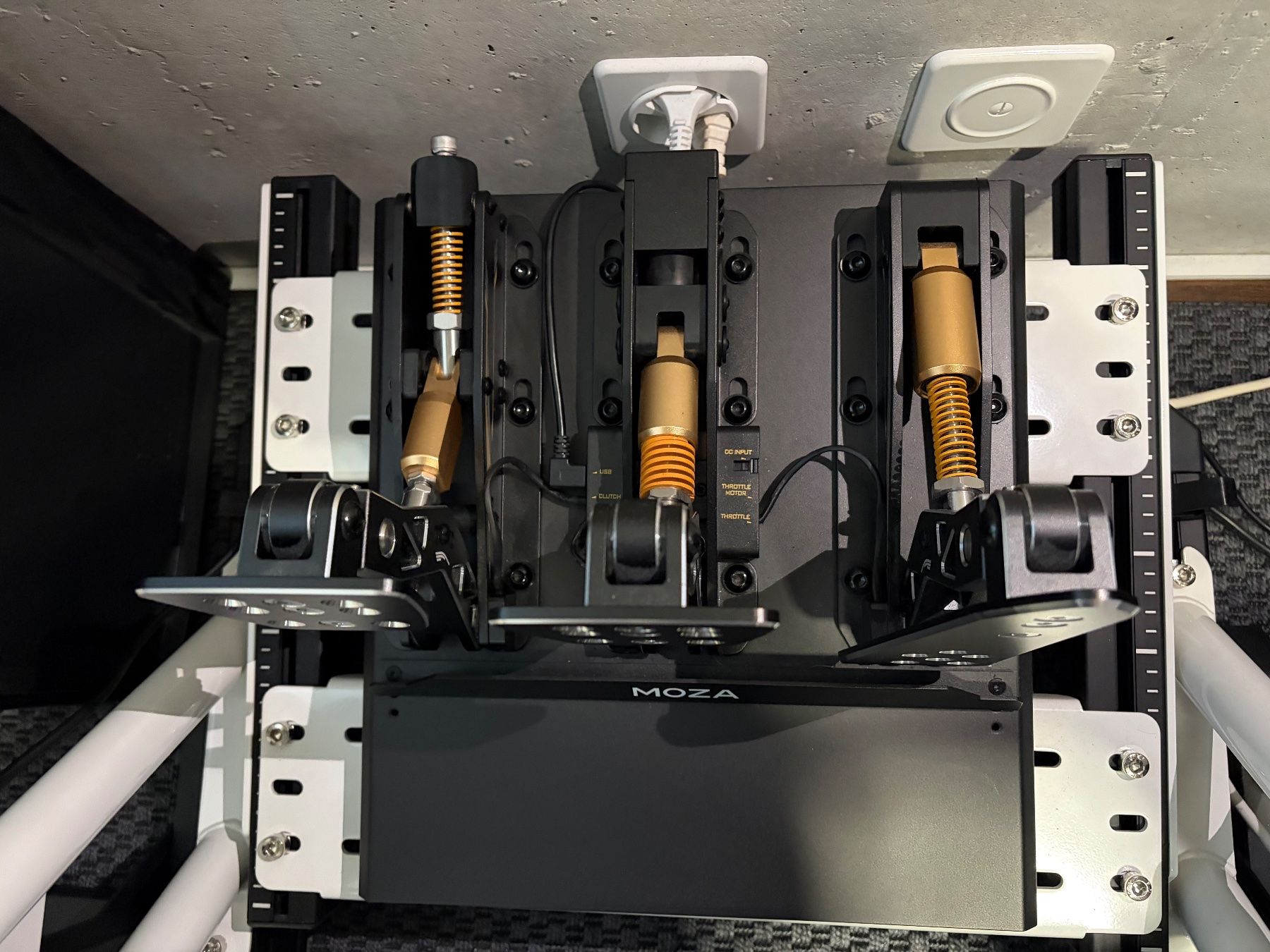 MOZA CRP Pedals – Pédalier SimRacing High-End – Load Cell (Gebraucht ...