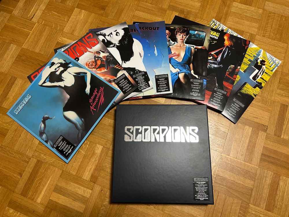 SCORPIONS - 50th Anniversary Deluxe Editions Vinyl Box! (Neu (gemäss ...
