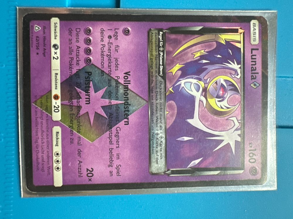 Pokemon Prisma Card Lunala (Neu (gemäss Beschreibung)) in Embrach für ...