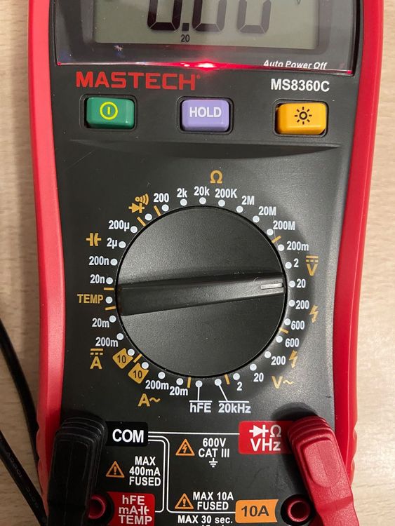 Digital Multimeter Mastech MS8360C | Kaufen auf Ricardo