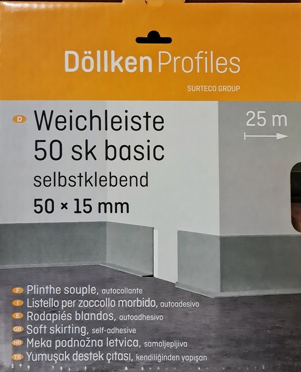 Sockelleiste Selbstklebend 25m (Neu und originalverpackt) in Vilters ...