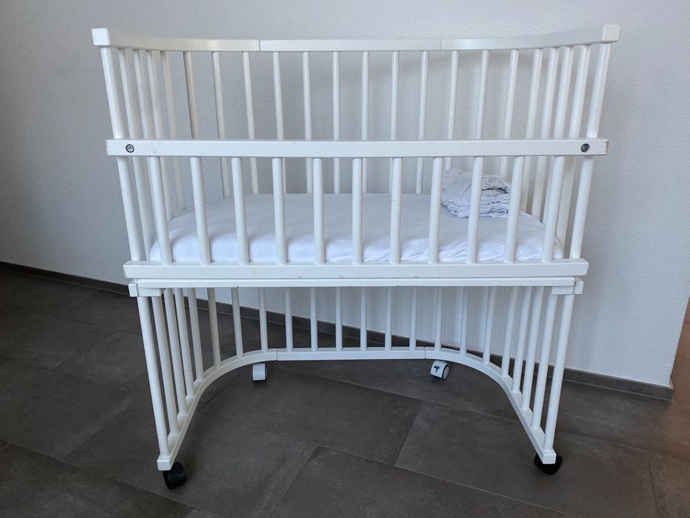Babybay Beistellbett groß 89x51 inkl. Matratze und Gitter | Kaufen auf ...