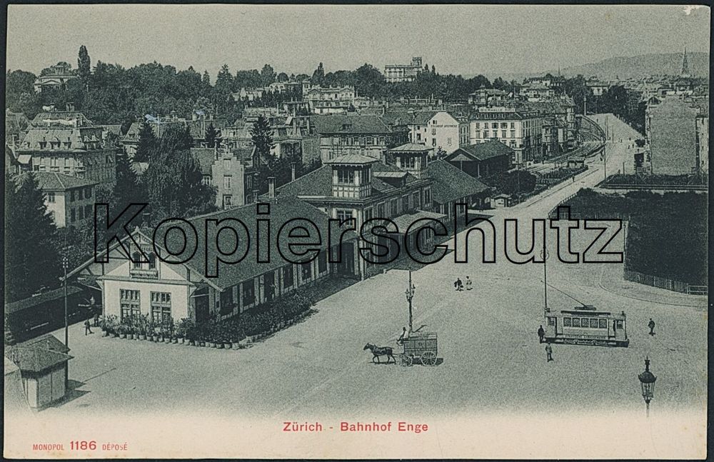 ZHS Enge - Zürich - Bahnhof - Bahn - Tram - Postkutsche (Neu (gemäss Beschreibung)) in ...
