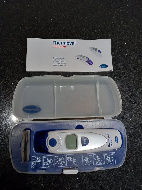 Fieber Thermometer Thermoval Duo Scan von Hartmann (Gebraucht) in ...