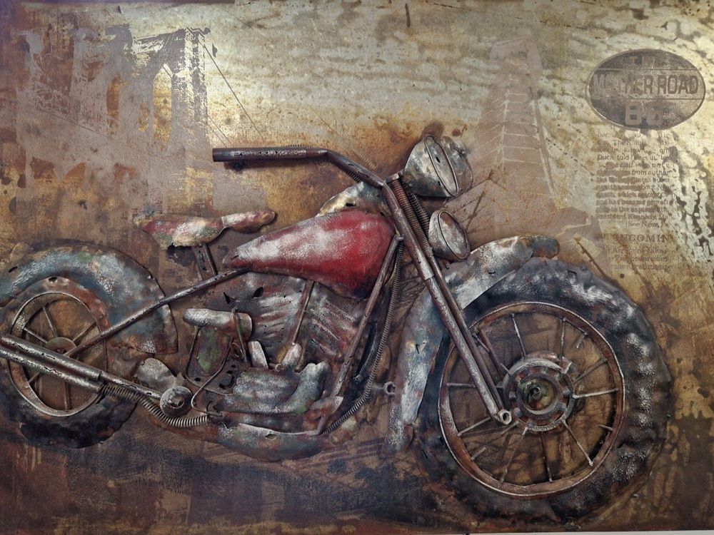 Metallbild mit Motorrad Mother Route 66 | Kaufen auf Ricardo Metallbild mit Motorrad Mother Route 66 | Kaufen auf Ricardo
