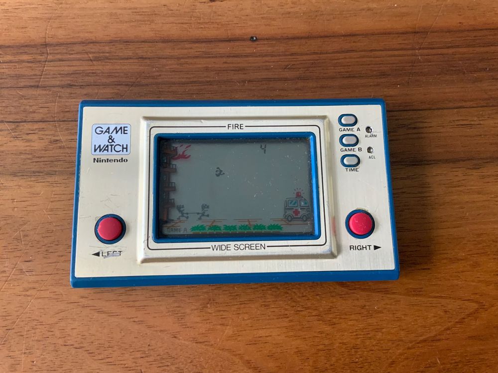 Jeu Electronique Vintage Nintendo Game & Watch Fire 1981 (Gebraucht) in ...
