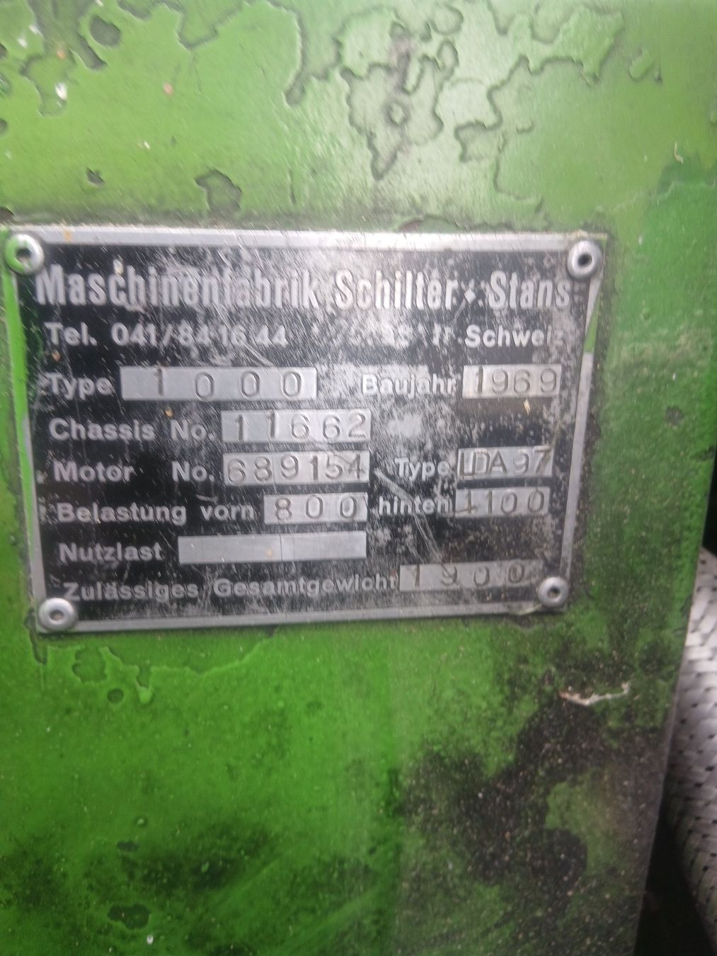 Schilter 1000, Oldtimer Transporter mit Kran, Top Zustand! (Gebraucht ...