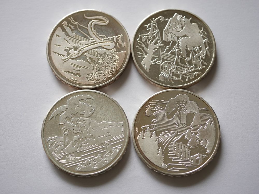 4 x 20 Franken Gedenkmünzen ***TOP*** (Gebraucht) in Kreuzlingen für CHF 82 – mit Lieferung auf ...