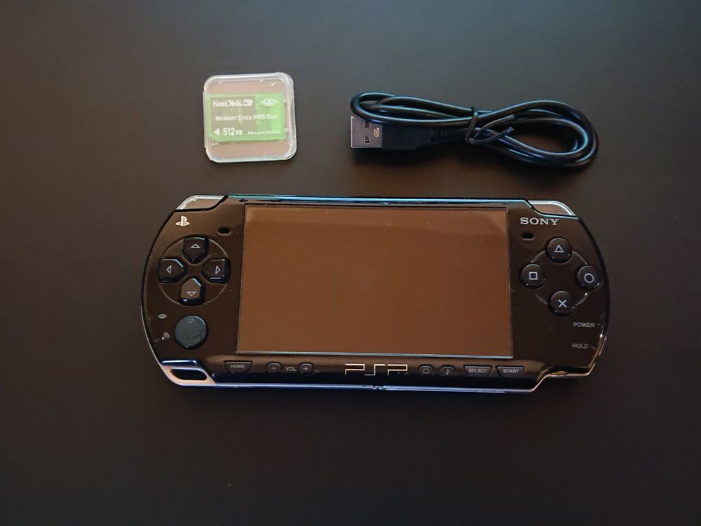 Sony Playstation Portable PSP - Konsole 2004 - Schwarz 512MB (Gebraucht ...