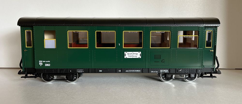 LGB 3062 Eilzugwagen ÖBB oder RhB mit Inneneinrichtung (Gebraucht) in ...