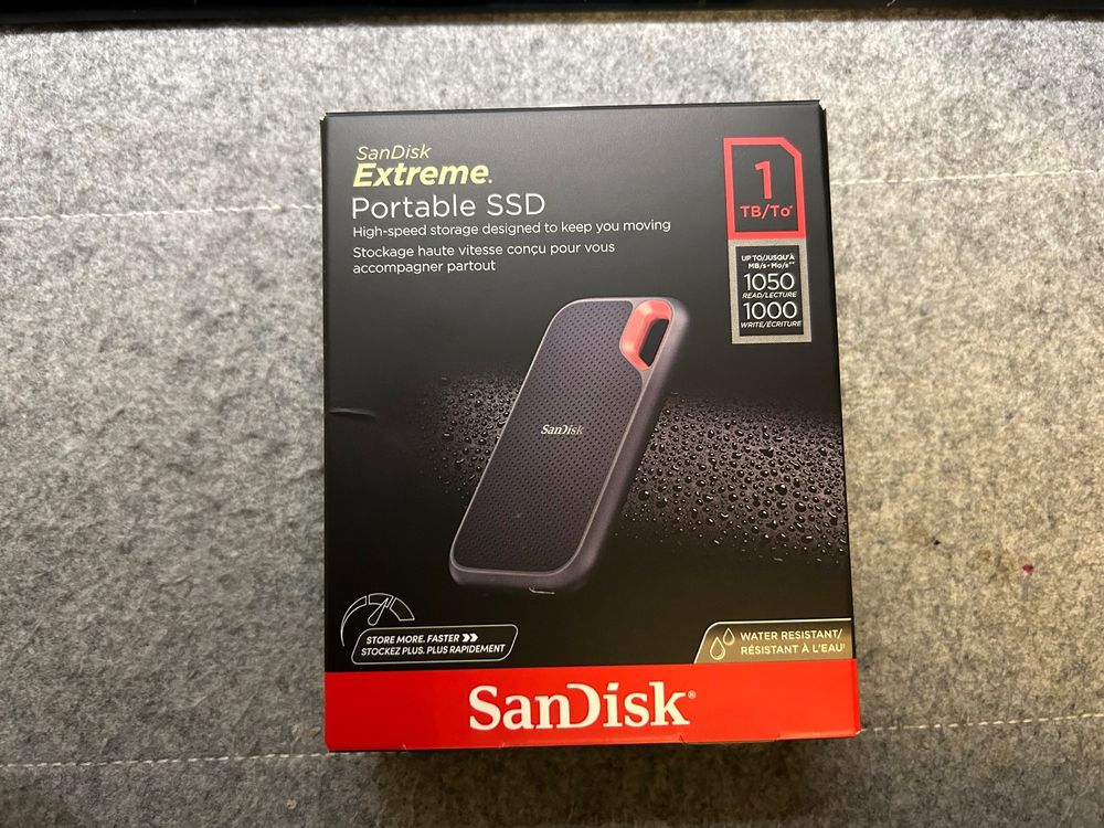 SanDisk Extreme Portable SSD 1TB | Kaufen auf Ricardo