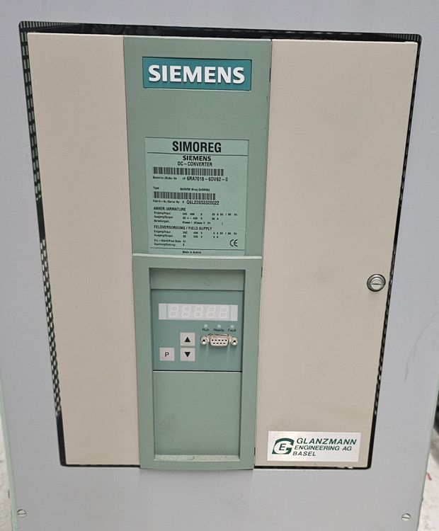 Siemens Simoreg DC-Converter 1P 6RA7018-6DV62-0 (Gebraucht) in Boniswil ...