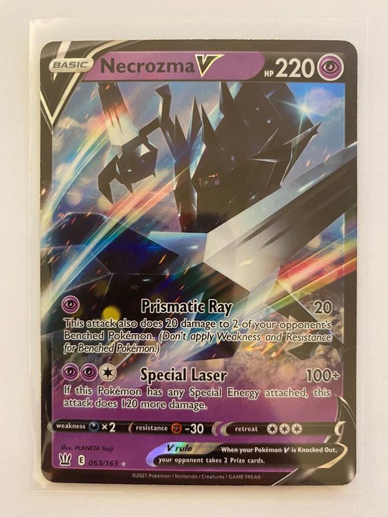Pokemon Necrozma V 063/163 Battle Styles EN (Neu (gemäss Beschreibung ...