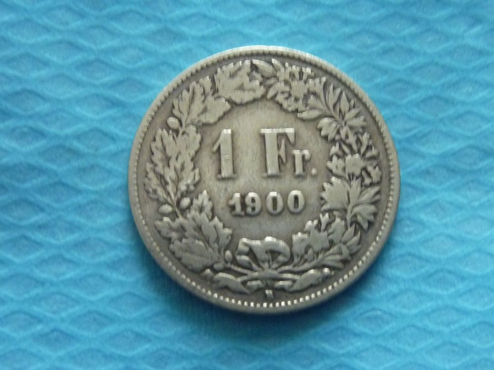 Silber 1 Franken 1900 rar nur 400`000 Prägungen. | Kaufen auf Ricardo
