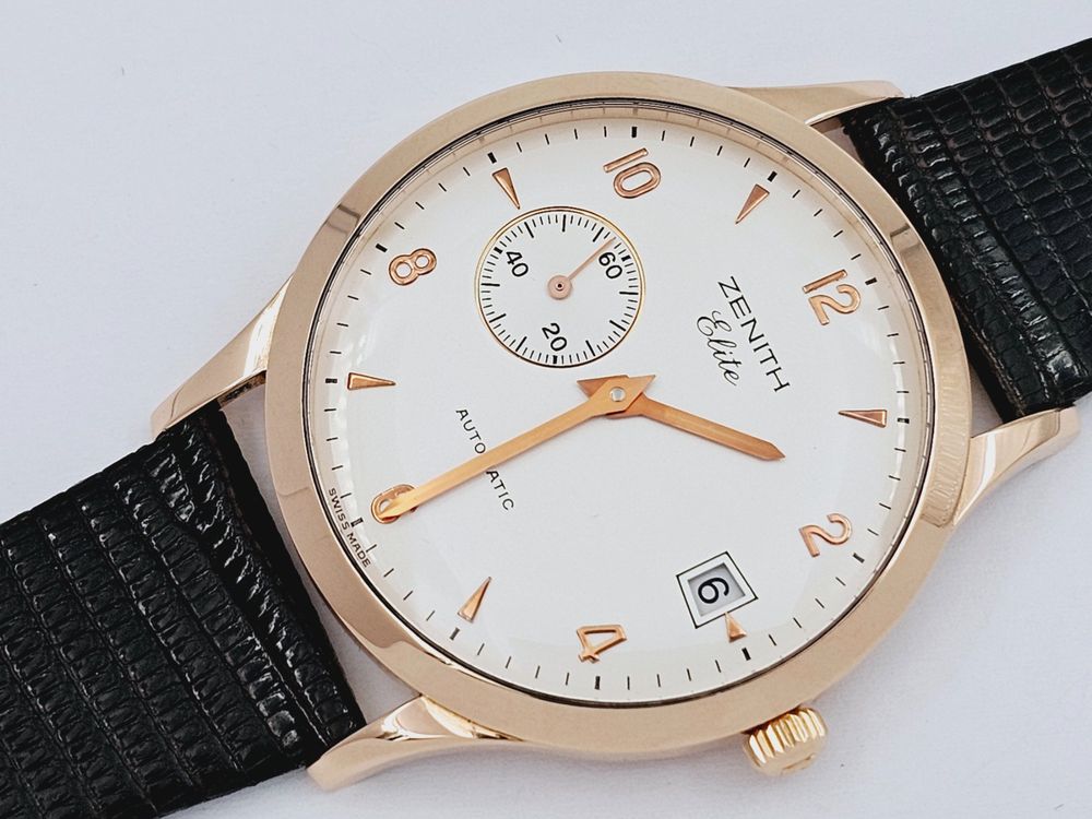 Zenith Elite Ref. 17.0125.680 18K 750 Gold Automatik 680 (Gebraucht) in ...