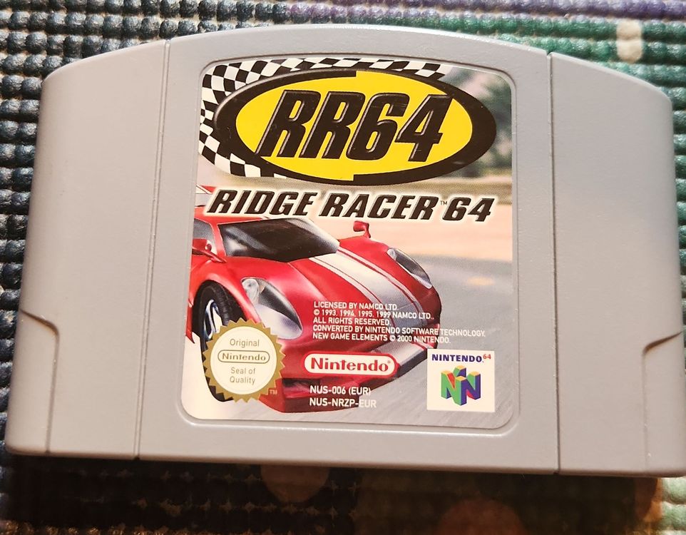Ridge Racer 64 N64 Modul Cartridge (Gebraucht) in Tafers für CHF 15 ...