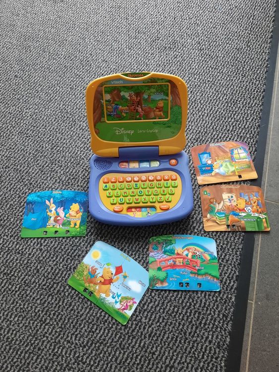 WINNIE the POOH Lern-Laptop LERNSPAß Disney V-TECH (Gebraucht) in ...