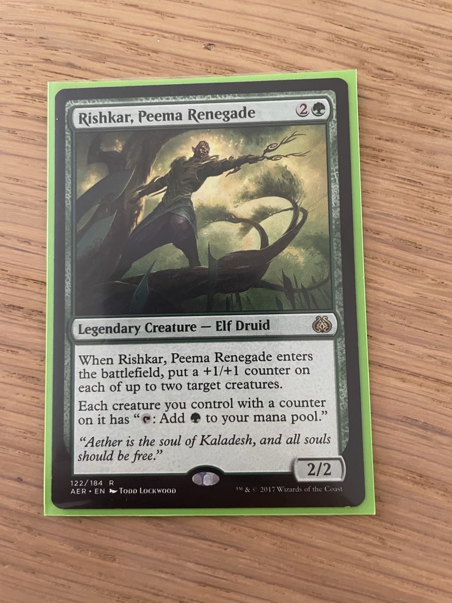 Magic the Gathering Commander Deck: Rishkar, Preema Renegade (Gebraucht ...