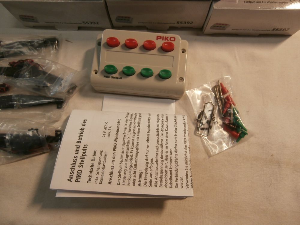 Piko 4x 55392 Stellpult mit Weichenantrieben NEU/OVP | Kaufen auf Ricardo