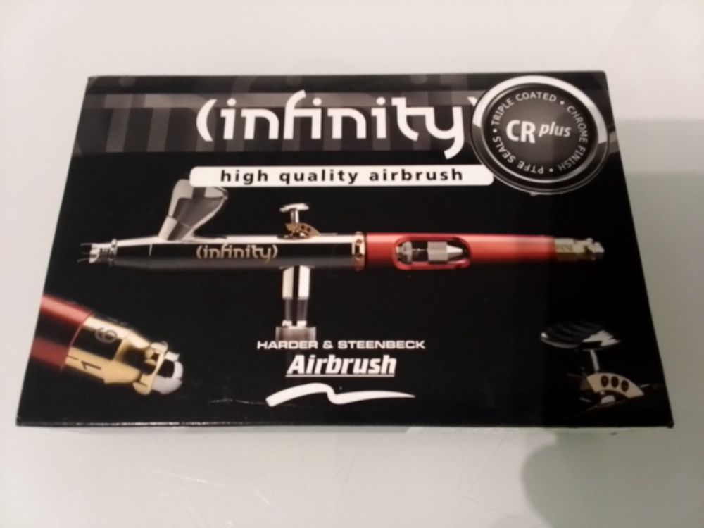 Airbrush Pistole Infinity CR plus Two in One 0,2 + 0,4 (Neu (gemäss ...