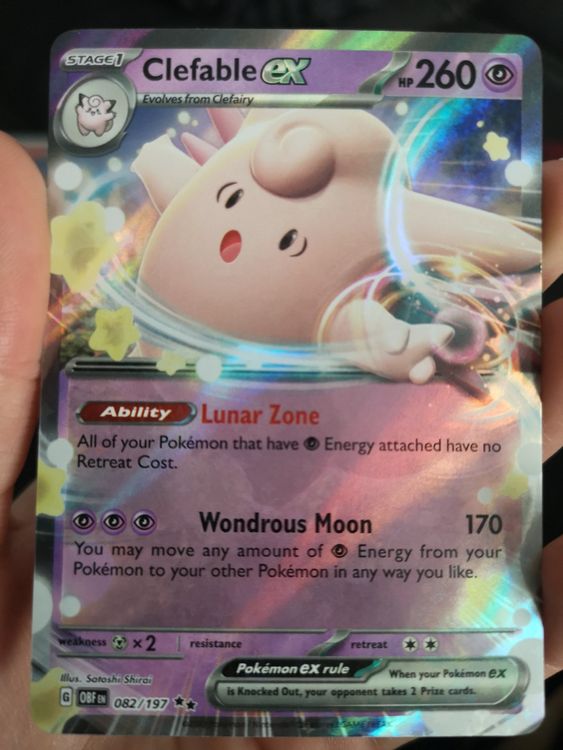 Clefable ex Obsidian Flames | Kaufen auf Ricardo