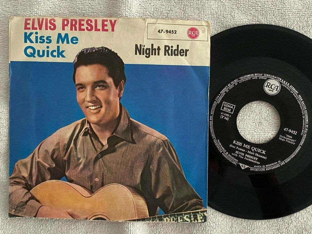 ELVIS PRESLEY 45 GERMANY KISS ME QUICK 47-9452 | Kaufen auf Ricardo