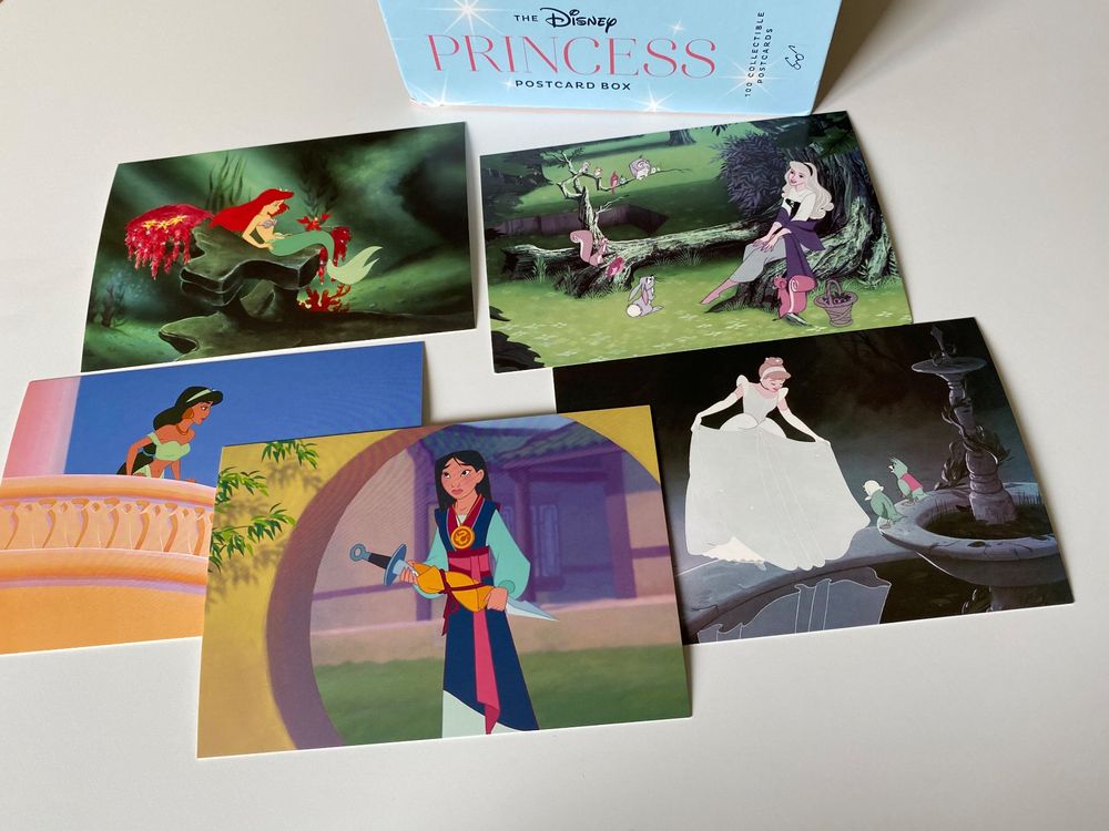 The Disney Princess Postcard -(5PCS) set14x9.5cm (Gebraucht) in ...