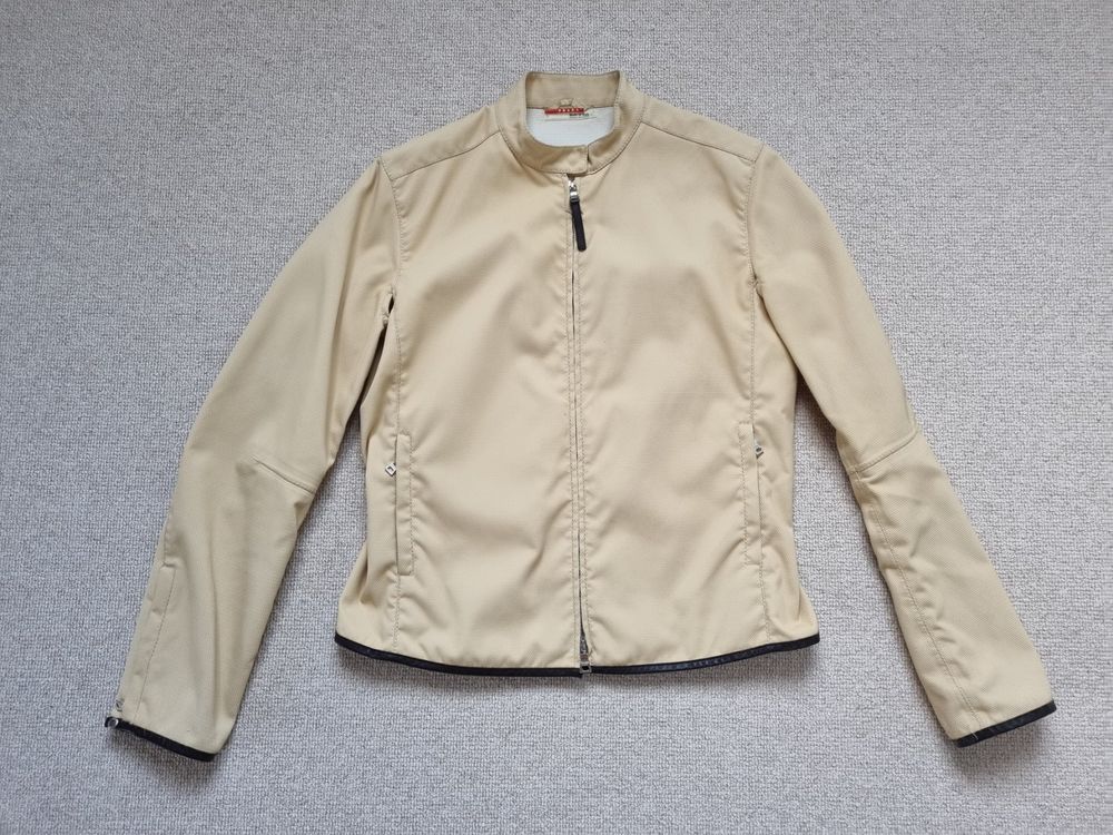 Prada Damenjacke, Übergangsjacke beige, itl.Gr.46 | Kaufen auf Ricardo