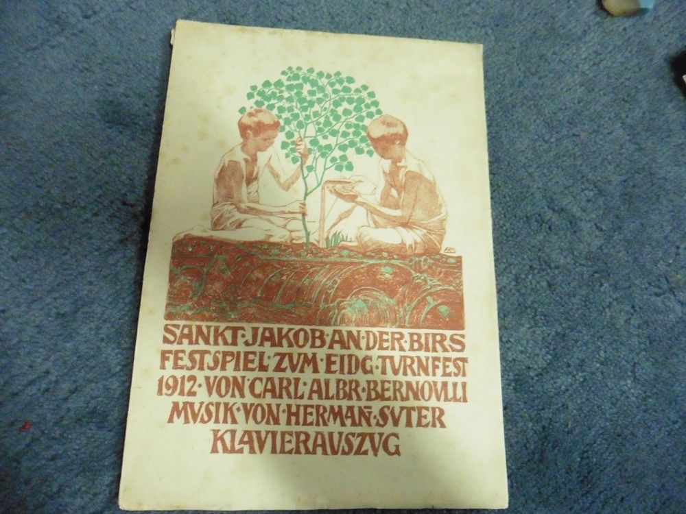 Basel,Eidg.Turnfest,1912,Litho,B.Mangold,Festspiel,Bernoulli (Gebraucht) in Lausen für CHF 6 ...