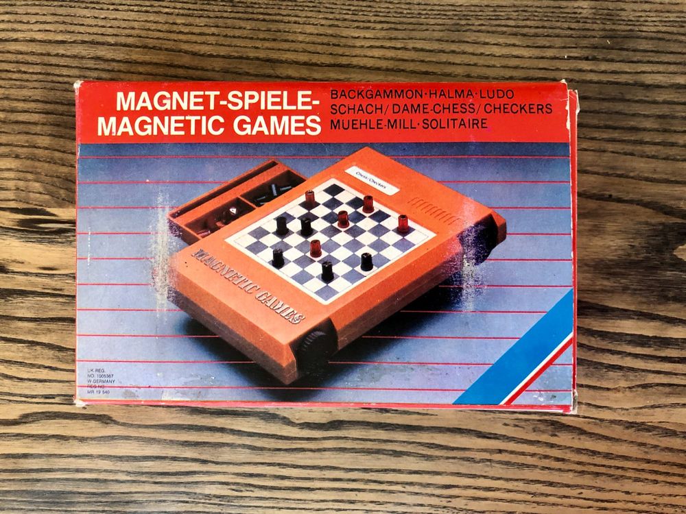 Vintage Magnet Spiele Magnetic Games 7 in 1 Reisespiele (Gebraucht) in ...